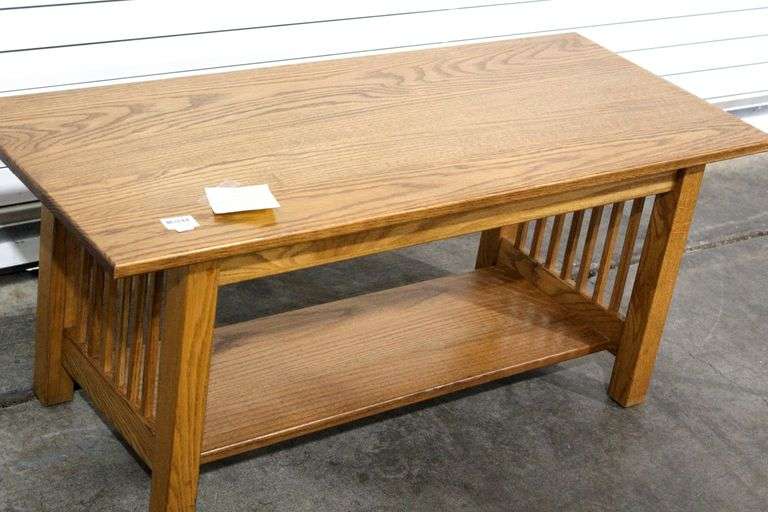 Mission Style Oakwood Centerpiece Table - 42 x 19 x 18 - Description ...