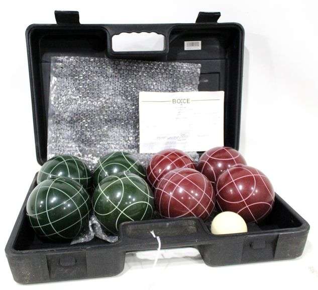 Bocce Ball Set with Case - Bunting Online Auctions