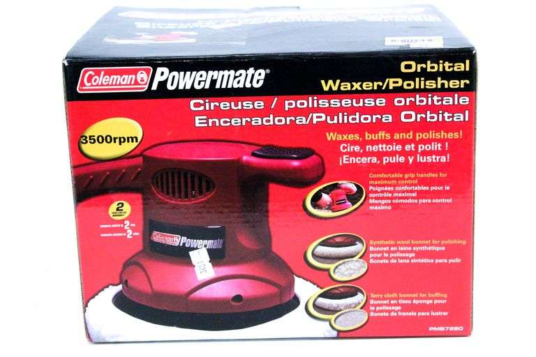 Coleman Powermate Orbital Waxer/Polisher - Bunting Online Auctions