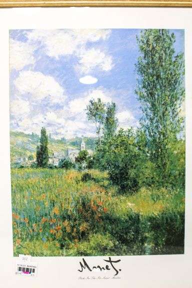 "The Parc Monceau, Paris" by Claude Monet - and - "Path in the Saint ...