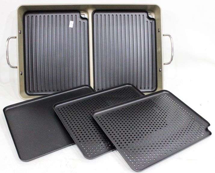 Cook's Essentials Barbeque Grill Pan Set - Bunting Online Auctions