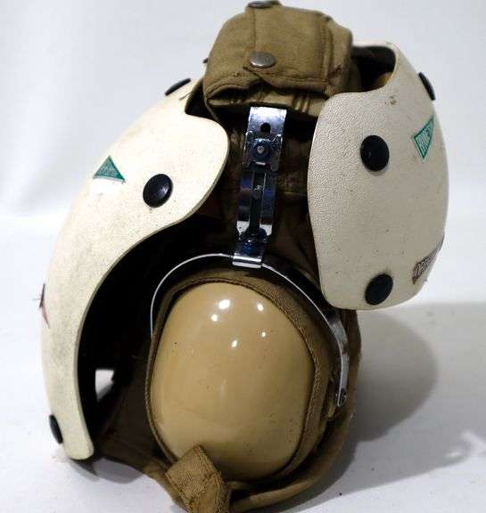 U.S. Vietnam War US Navy Pilot Early APH-6 Flight Helmet. Marked inside ...