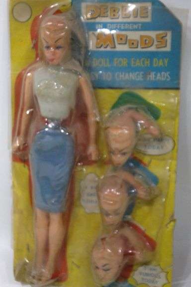 1960s Barbie Clone (Barbie knock-off) called Debbie In Different Moods ...