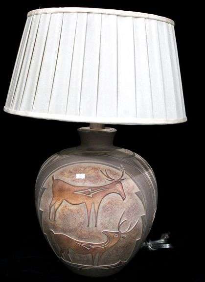 Stiacciato Style Relief Vase Base After Egyptian Disk of Hemaka Table ...