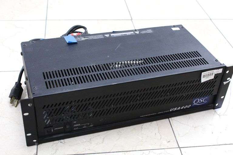 QSC USA 400 - Professional Power Amplifier - HiFi Engine - Bunting ...