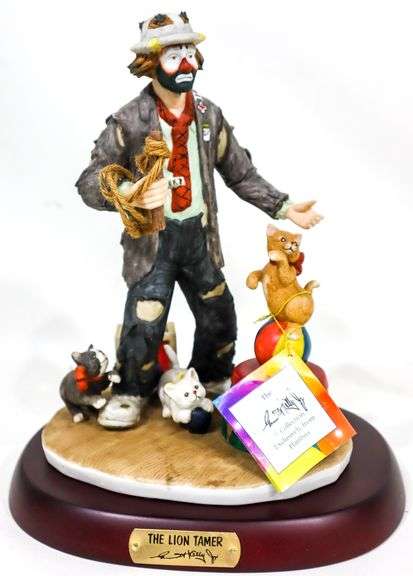 Emmett Kelly Jr Collection "The Lion Tamer" Flambro Limited Edition ...