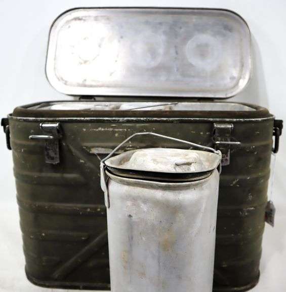 Vintage Military AMF Wyott Insulated Food Container with Interior ...
