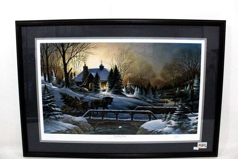 Terry Redlin - Signed in Pencil and Dated 1990 Work - "Wild Wings ...