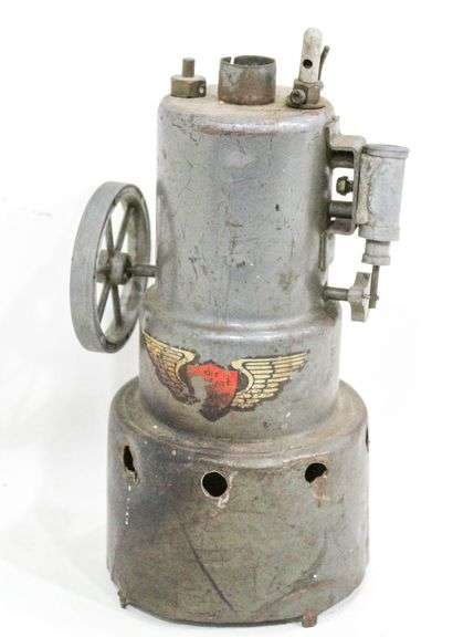 Vintage Marvin Industries Robert Fulton Line Toy Vertical Steam Engine ...