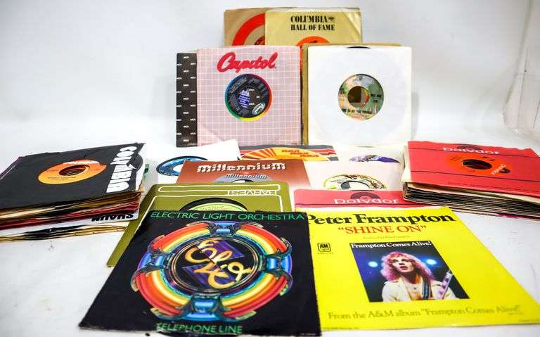 45 rpm Record Collection-Peter Frampton Show Me The Way, Electric Light ...