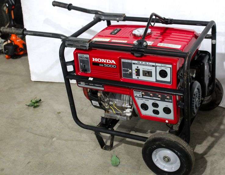 Honda EB5000 Portable Industrial Generator - Bunting Online Auctions