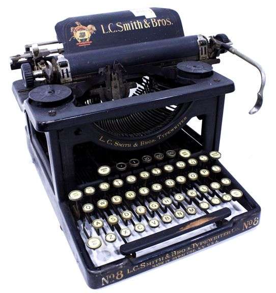 L.C.Smith & Bros. Typewriter Circa 1900-1920ish - Bunting Online Auctions