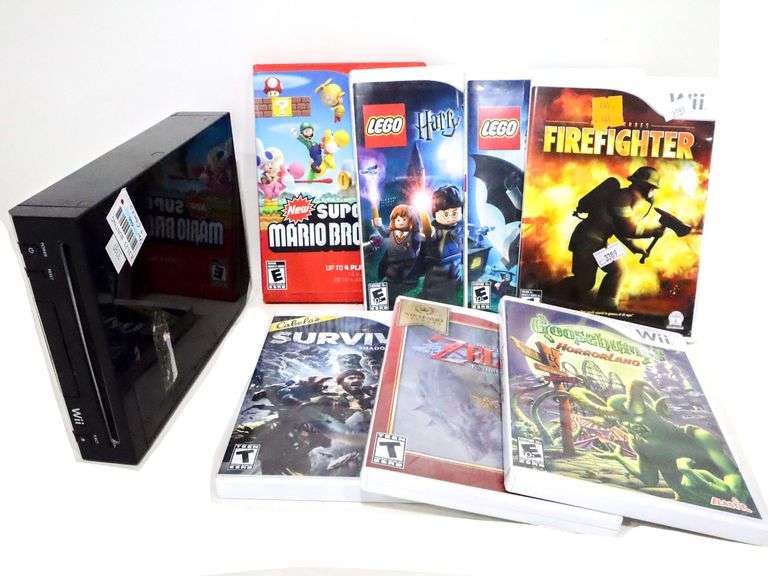 Wii - Model No. RVL-101(USA) Console & Games. Goosebumps, Harry Potter ...