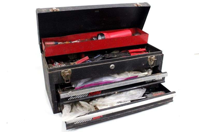 Craftsman Rally Tool Chest/Box with Variety of Tools - Bunting Online ...