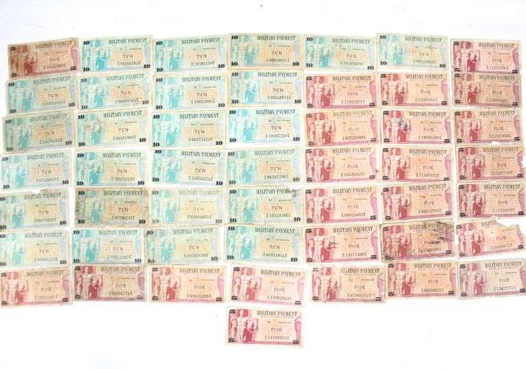 US Korean War Military Scrip , MPC , Military Payment Currency , 50 ...
