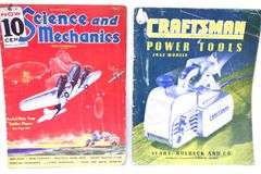 Magazines and Books: Radio 1929 Edition, 1942 Craftsman Power Tools ...