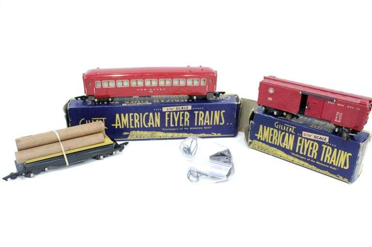 1950s Gilbert American Flyer S Gauge Model Train Cars: Gilbert American ...
