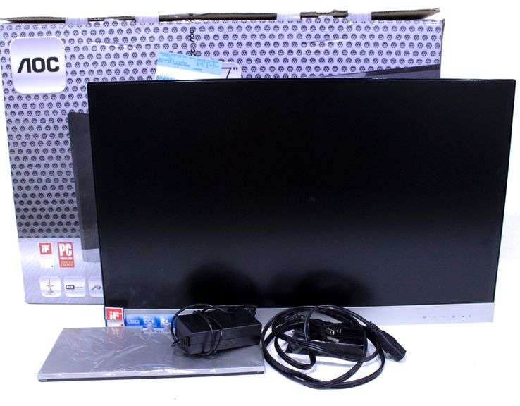 AOC I2757FH 270LM00005 27" 1920 x 1080 Full HD Widescreen LED Monitor ...