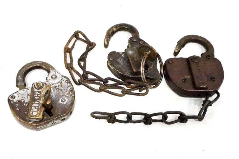 Vintage Railroad Locks By: Adlake Lock Marked UP RR (Union Pacific ...