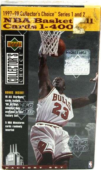 NBA Basketball Cards Vintage 1997-98 Collector's Choice Series 1 and 2 ...