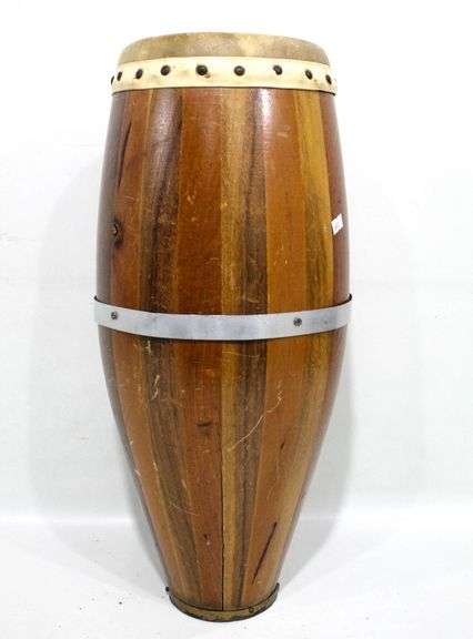 Vintage Zim-Gar Handcrafted Tall Bongo Congo Drum - Made in Mexico ...