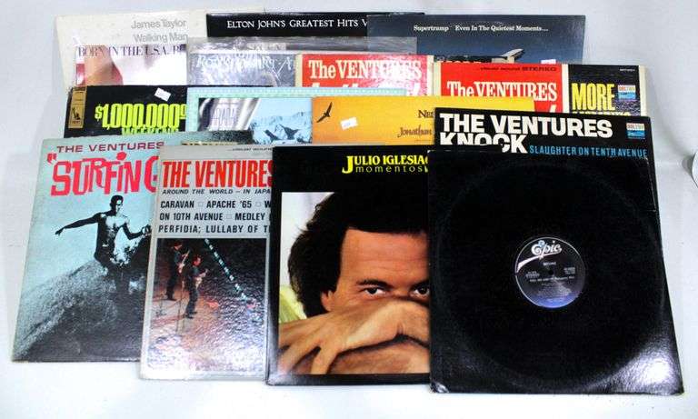Record Album Music Collection: James Taylor , Elton John , Julio ...