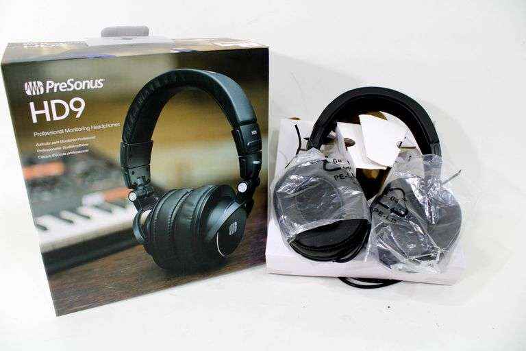 PreSonus HD9 Professional Monitoring Headphones - Bunting Online Auctions