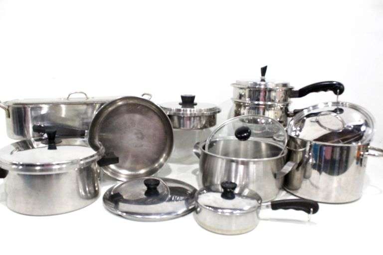 Kitchen Essentials Cookware - Stainless Steel , Sears Range Craft ...