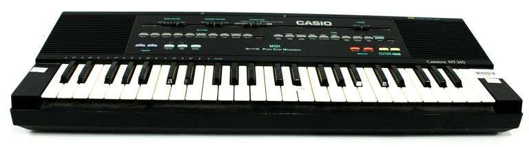 Vintage Casio Casiotone MT-240 Midi Keyboard Synthesizer from the late ...