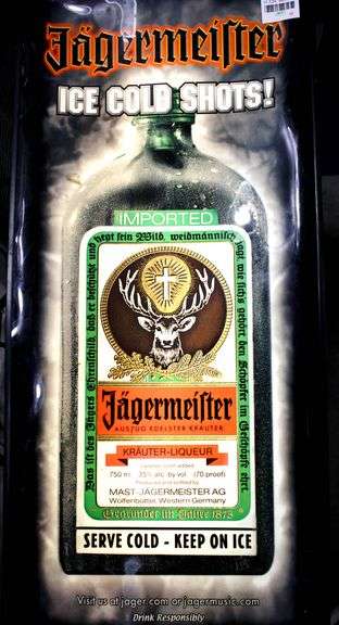 Jagermeister ICE COLD SHOTS! Serve Cold - Keep On Ice Lighted ...