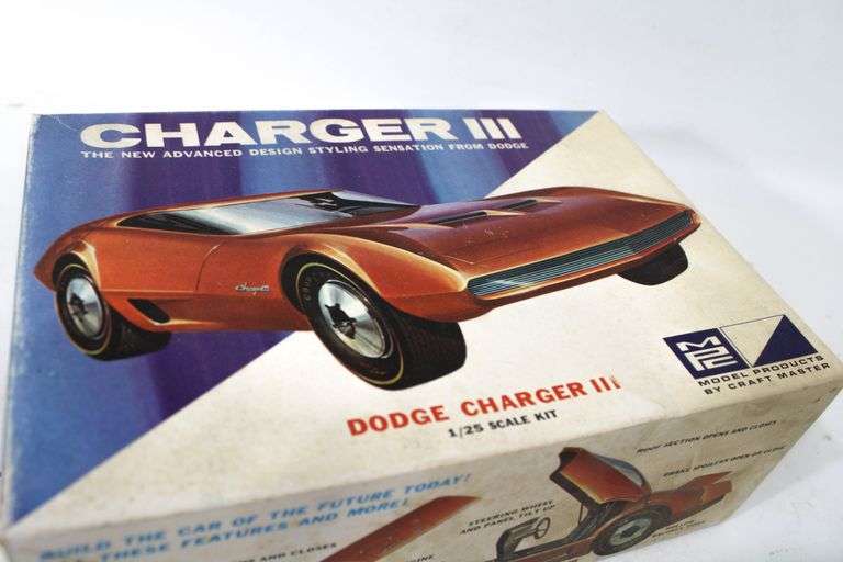 Dodge Charger III 1/25 Scale Kit Model Toy Car -Model Products by Craft ...