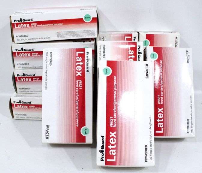 Latex Food Service Gloves - Multiple Boxes - Bunting Online Auctions