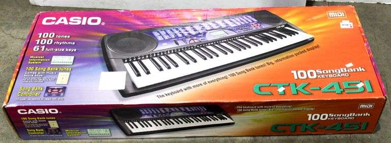 Casio CTK-451 Keyboard - Bunting Online Auctions