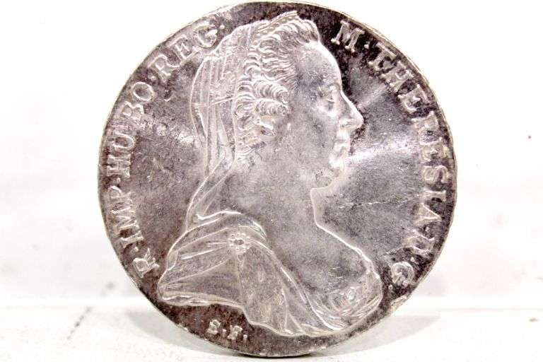 1780 Austria Maria Theresa 28 gram Silver 1 Thaler Coin ( Restrike ...