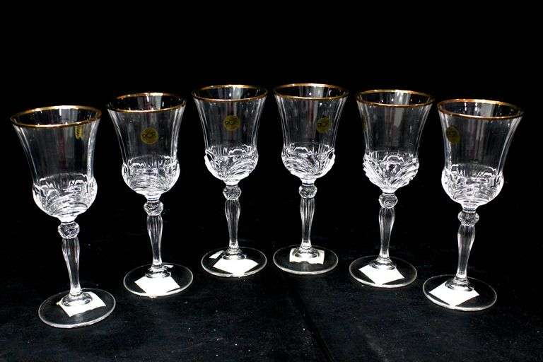 Royal Crystal Rock (RCR) Made in Italy Crystal Stemware - Bunting ...