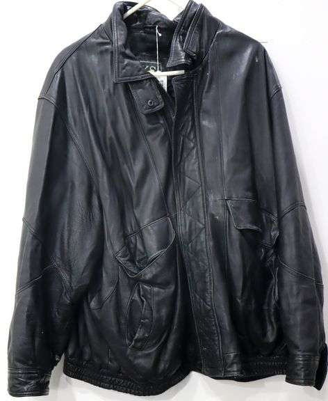 KS Leather Jacket - Size 3XL - Bunting Online Auctions