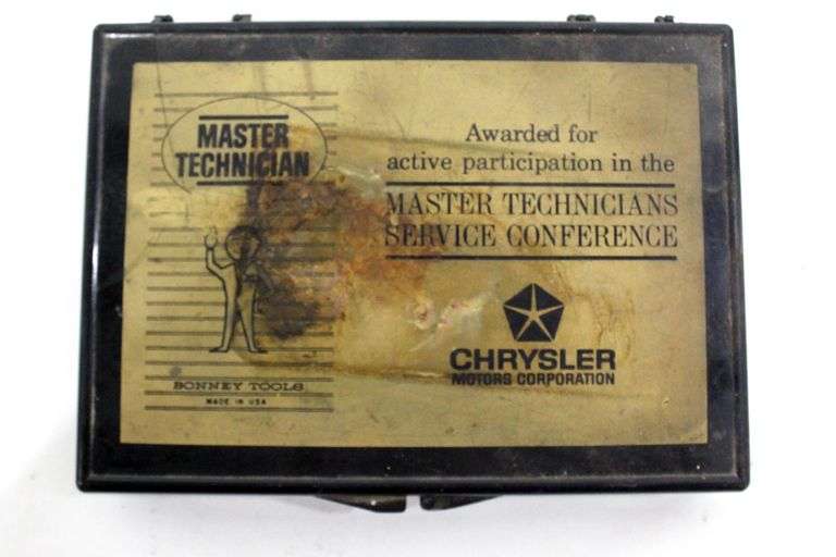 Gold Plated Socket Set , Chrysler "Master Technician Service Conference ...