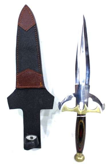 Medieval Fantasy Dagger with Sheath - 15 x 5 - Bunting Online Auctions