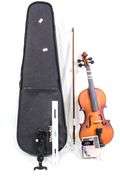 Violin and Bow with Mendini by Cecilio Case, tuner, and spare parts ...
