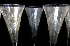 Royal Danube Antique Glass Crystal Stemware Made in Romania - Mark not ...