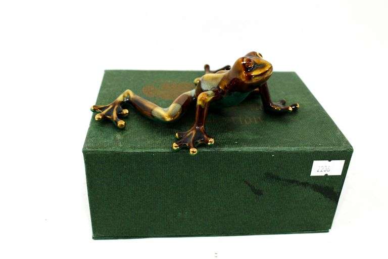 Golden Pond Collection by Gibson Fine Ceramic Vintage Frog Figurine ...