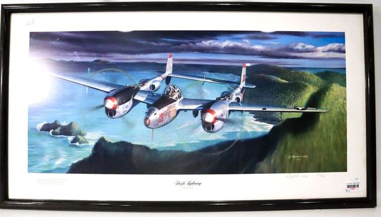 Signed, and Dated 1985, Numbered 357/1000 Limited Edition "Pacific ...