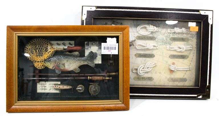 Nautical / Fishing Shadow Box Decor Accessories: Vintage Fishing Gear ...