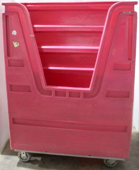 Linen Master Laundry Cart - 47 x 27 x 66 - Bunting Online Auctions