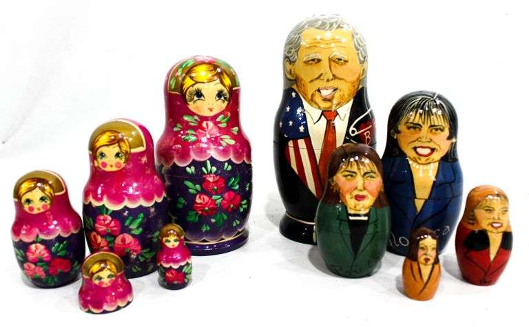 Signed and Dated 2001-2002 Matryoshka Nesting Dolls - and - Matryoshka ...