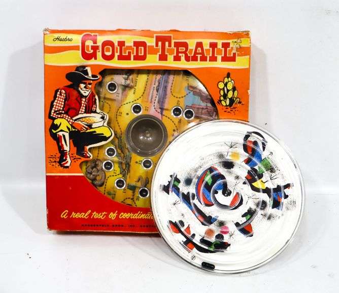 Vintage 1960s "Gold Trail" Maze Skill Game by Hasbro - Bunting Online ...