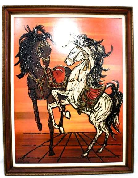 Impressionist Carousel Horses by Lee Burr (American, 1936 - 2017) - 45 ...