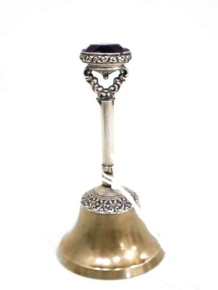 Sterling Silver Handle with Gem Stone Vintage Bell. - Bunting Online ...