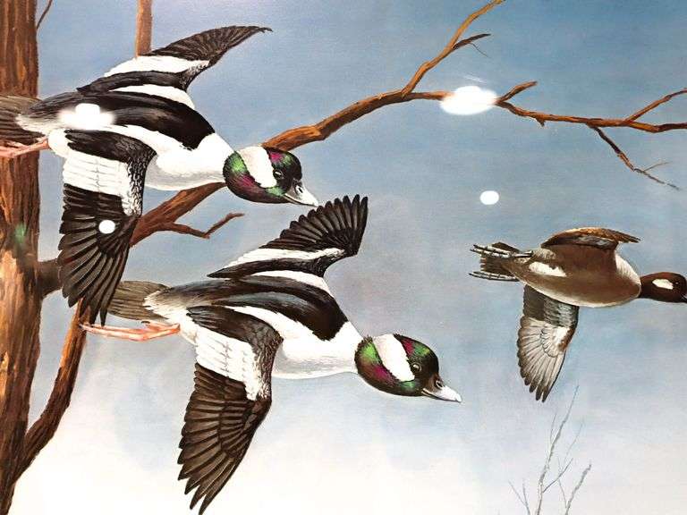 Signed, Dated and Numbered 68/96 Artist Proof "Ducks" by Terry Redlin ...