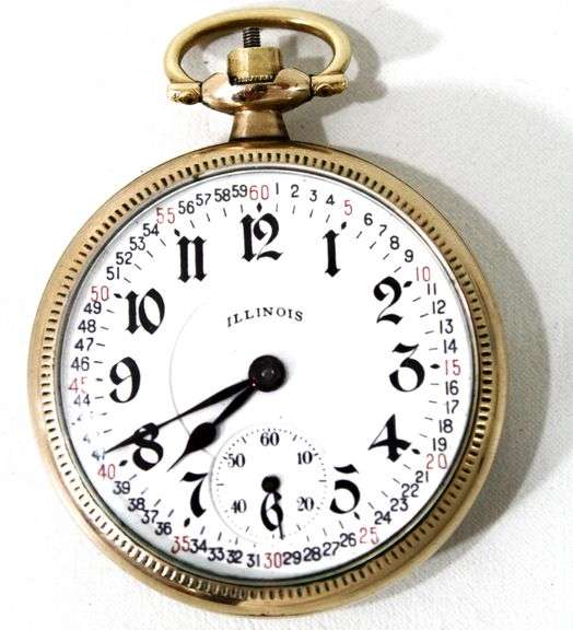 Illinois Railroad watch , Serial 4866187 , circa 1883 With 10k gold ...